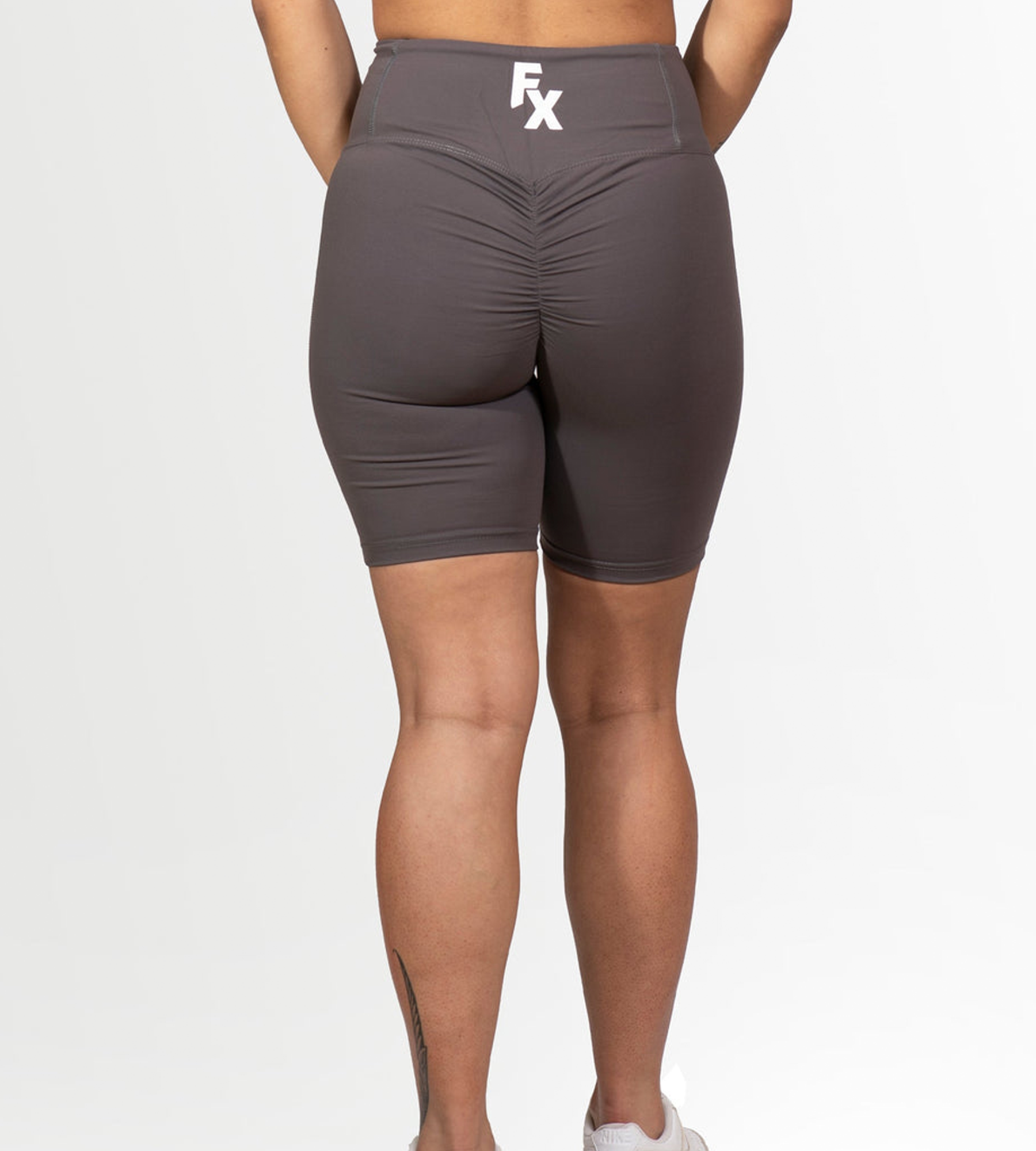 Stone Grey Scrunch Bum Shorts – FITNESS FOX