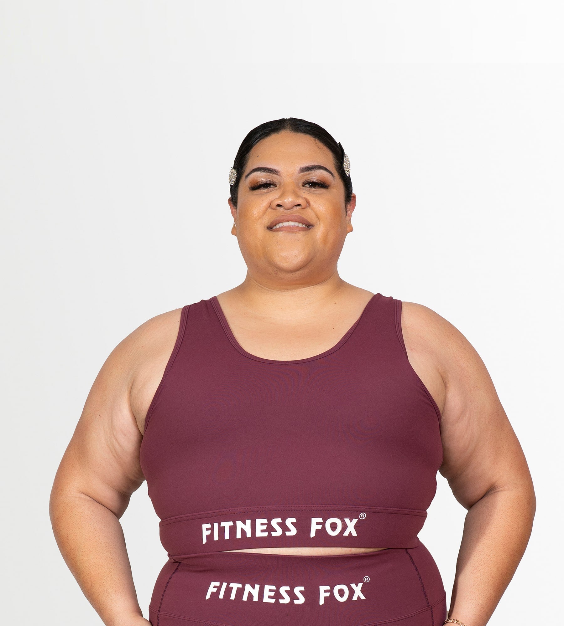 Deep Pink Crossing Straps Crop – FITNESS FOX
